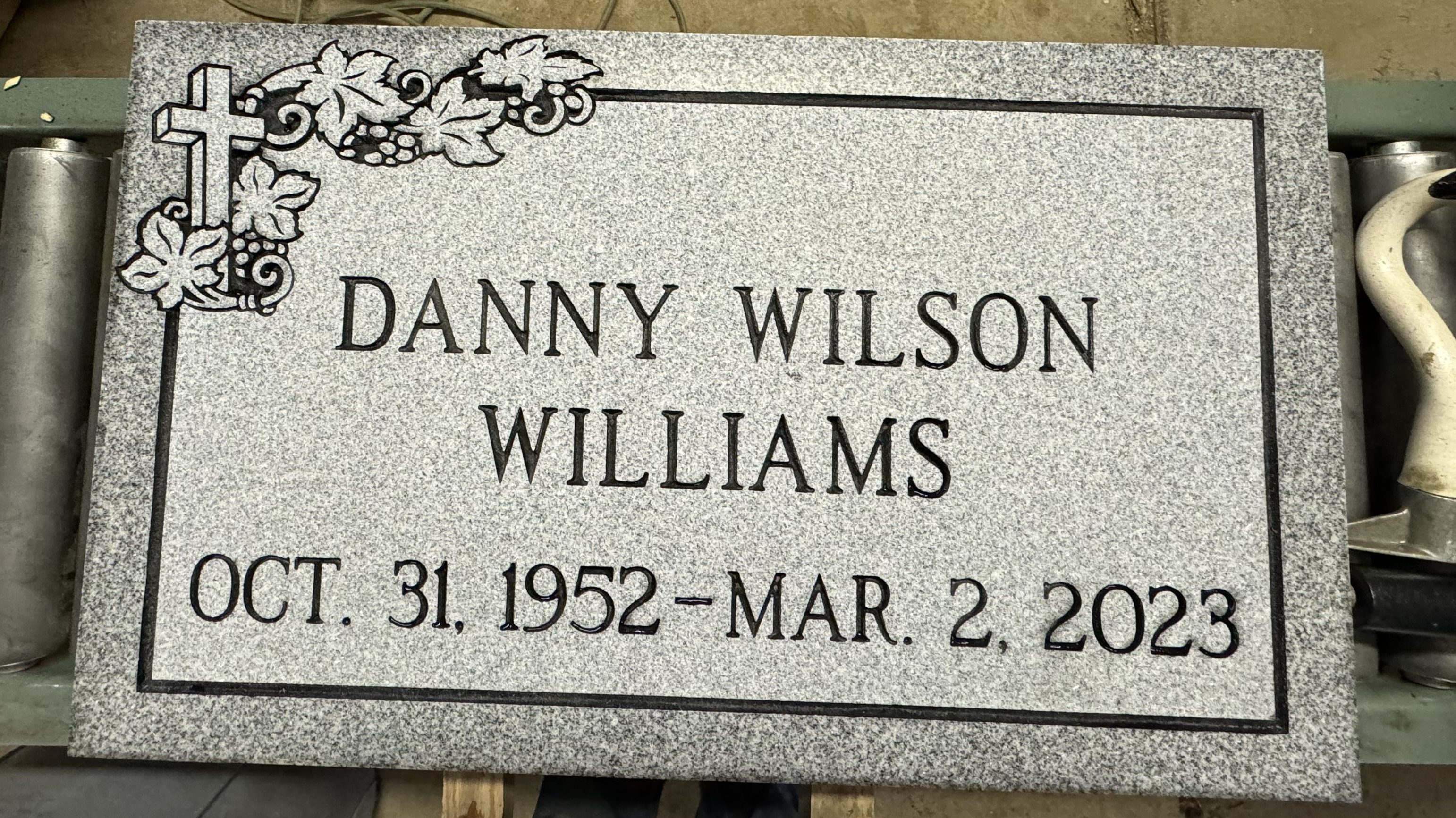 Individual Georgia Grey Marker (24x12x4) – Cooke and Mabe